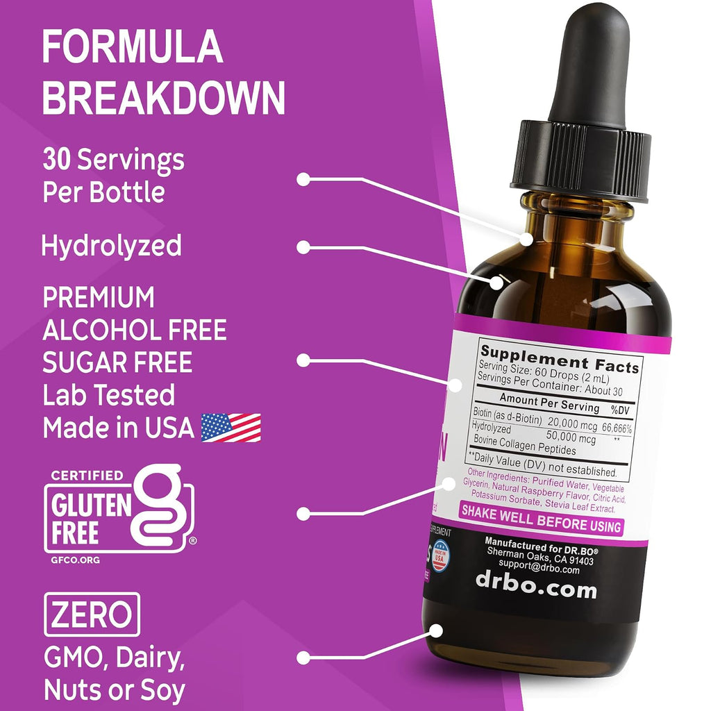 biotin drops for vibrant hair growth