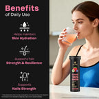 Biotin effervescent tablets for healthy hair