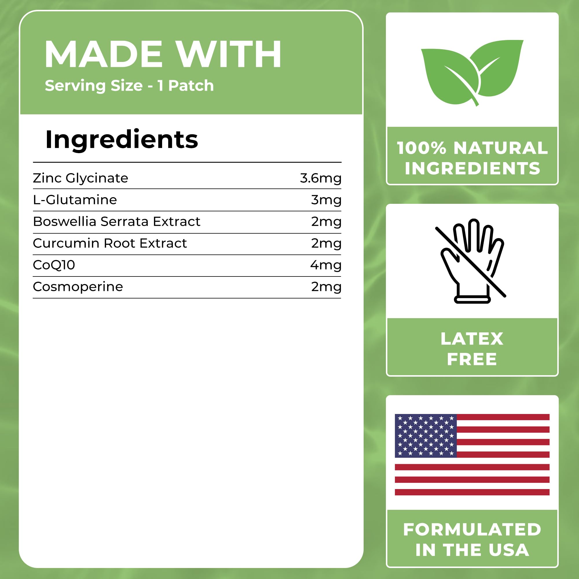 biotin enhanced zinc patches