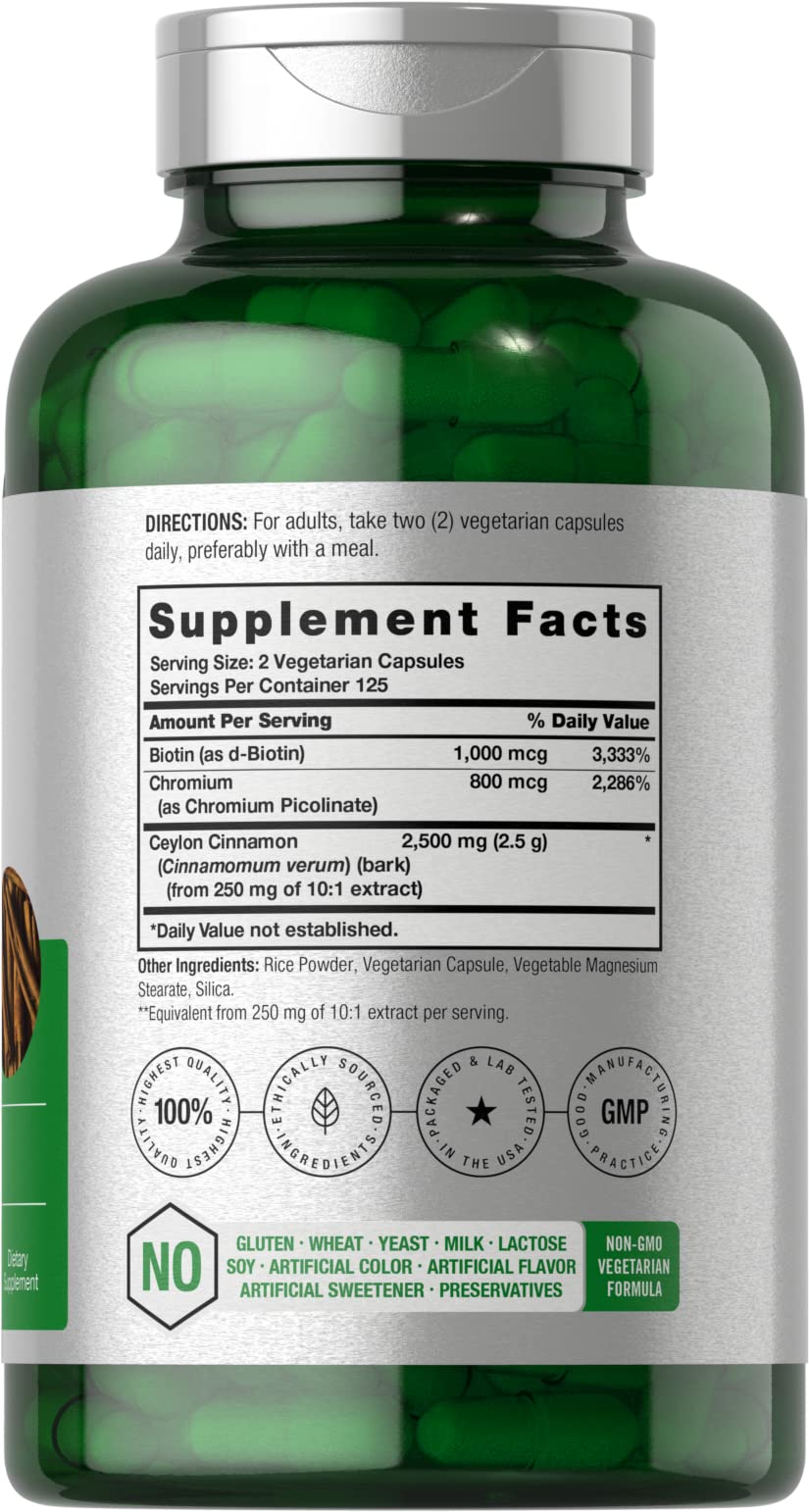 biotin enriched cinnamon supplement