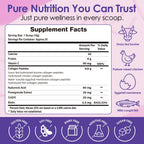 Biotin enriched collagen powder supplement