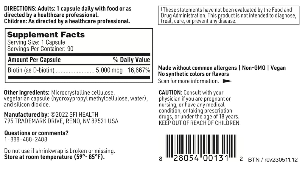 biotin for strong nails and hair