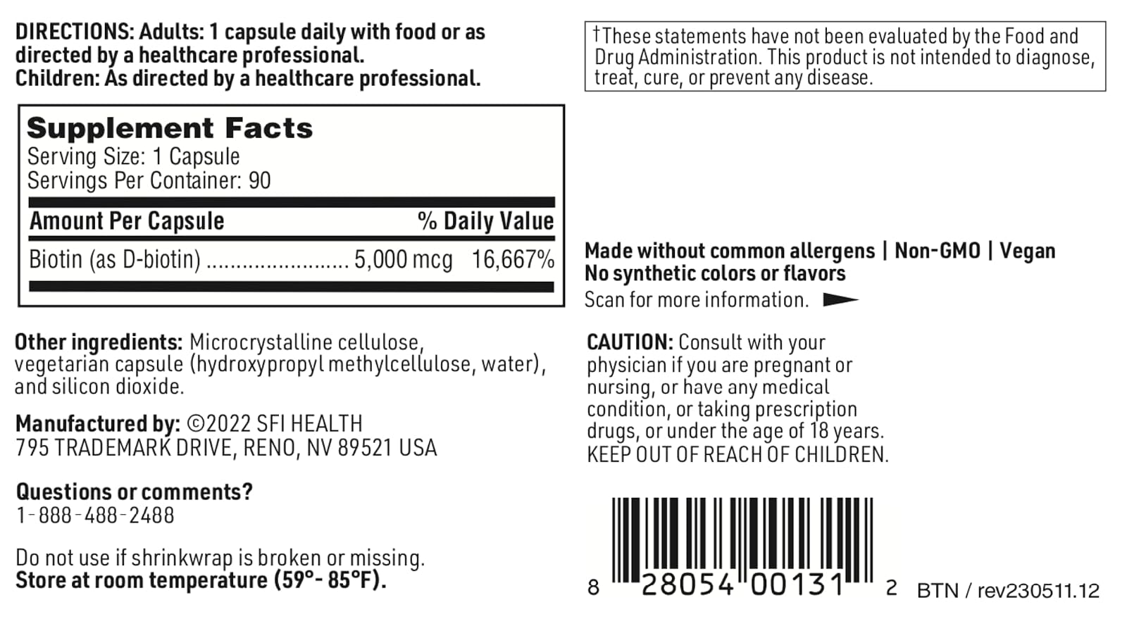 biotin for strong nails and hair