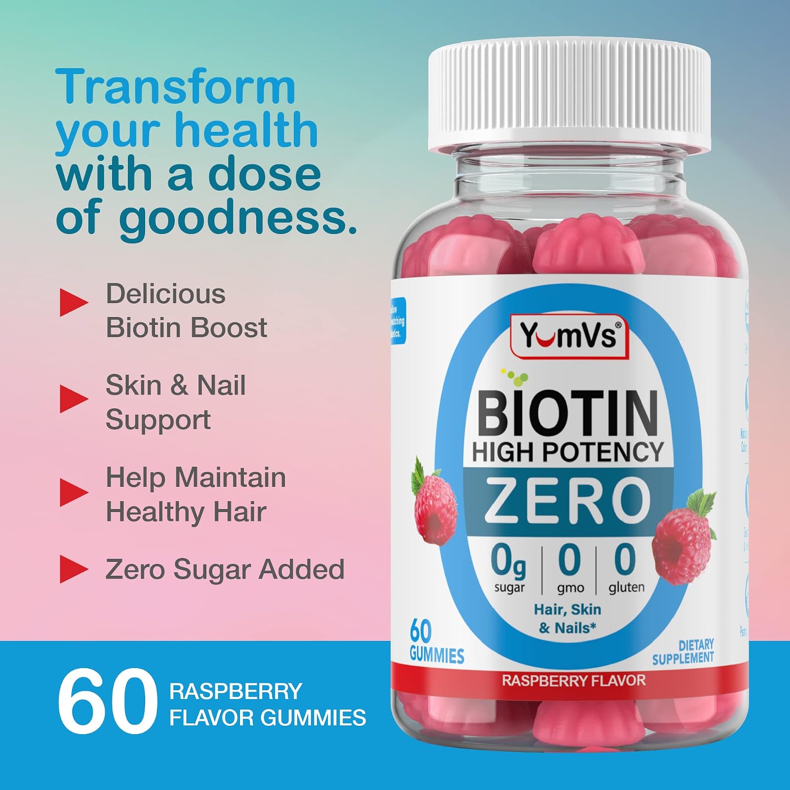 biotin gummies 5000 mcg strength