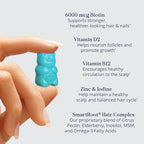 biotin gummies for healthy hair growth