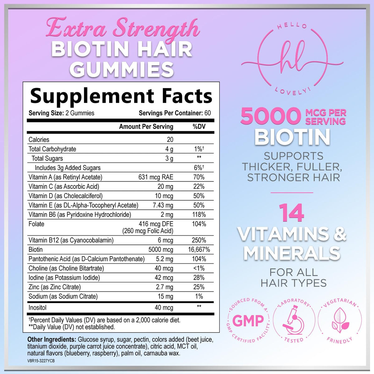 biotin gummies for healthy hair