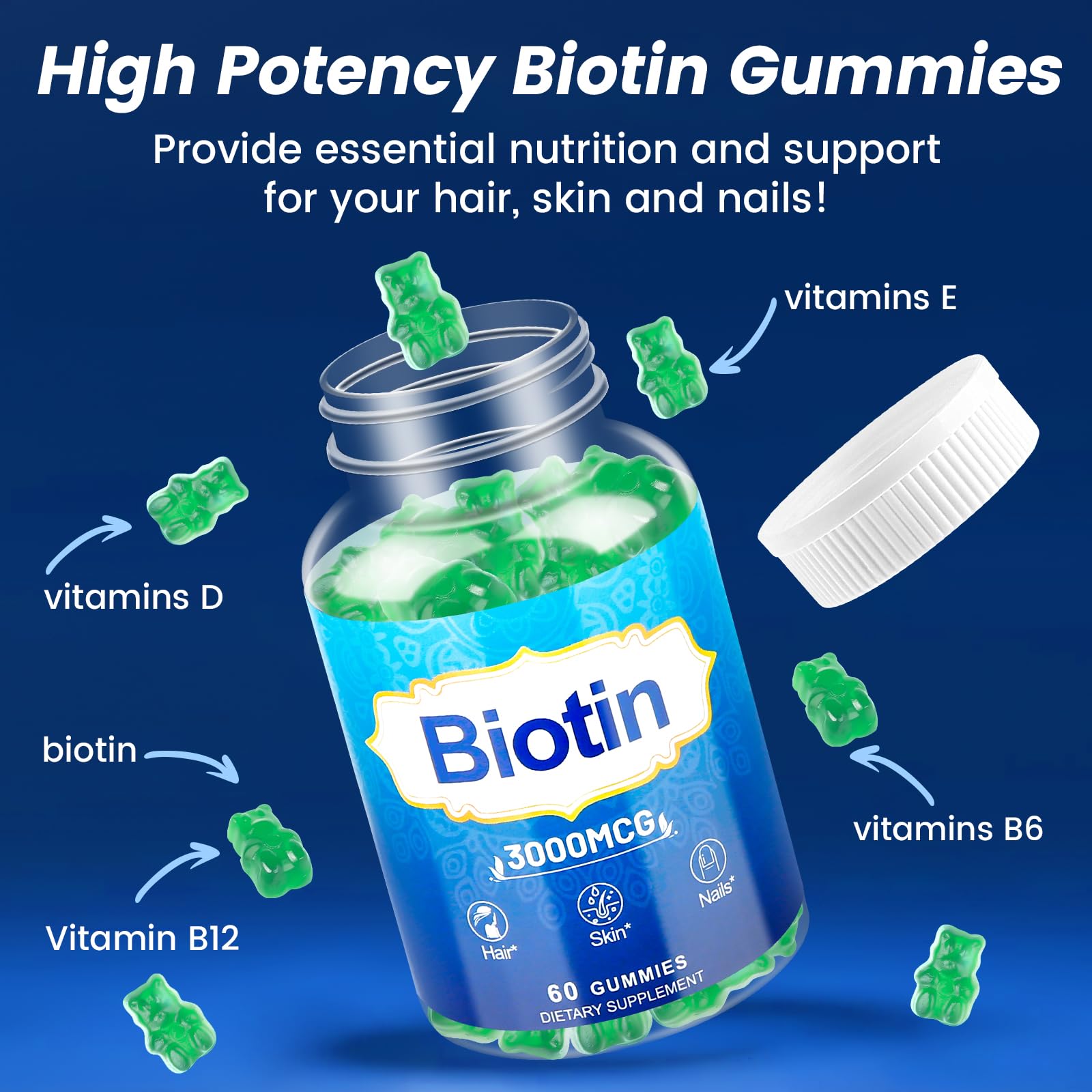 biotin gummies for healthy hair