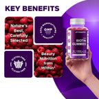 Biotin gummies for overall wellness support