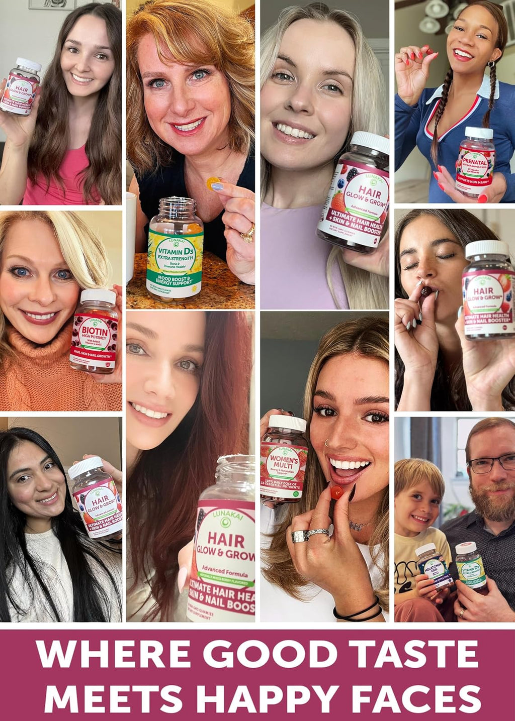 Biotin gummies for stronger hair
