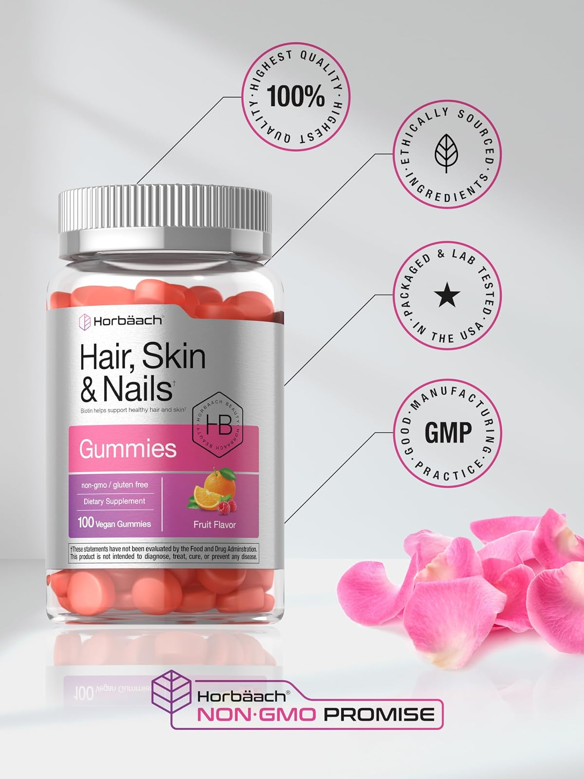 Biotin gummies for stronger nails