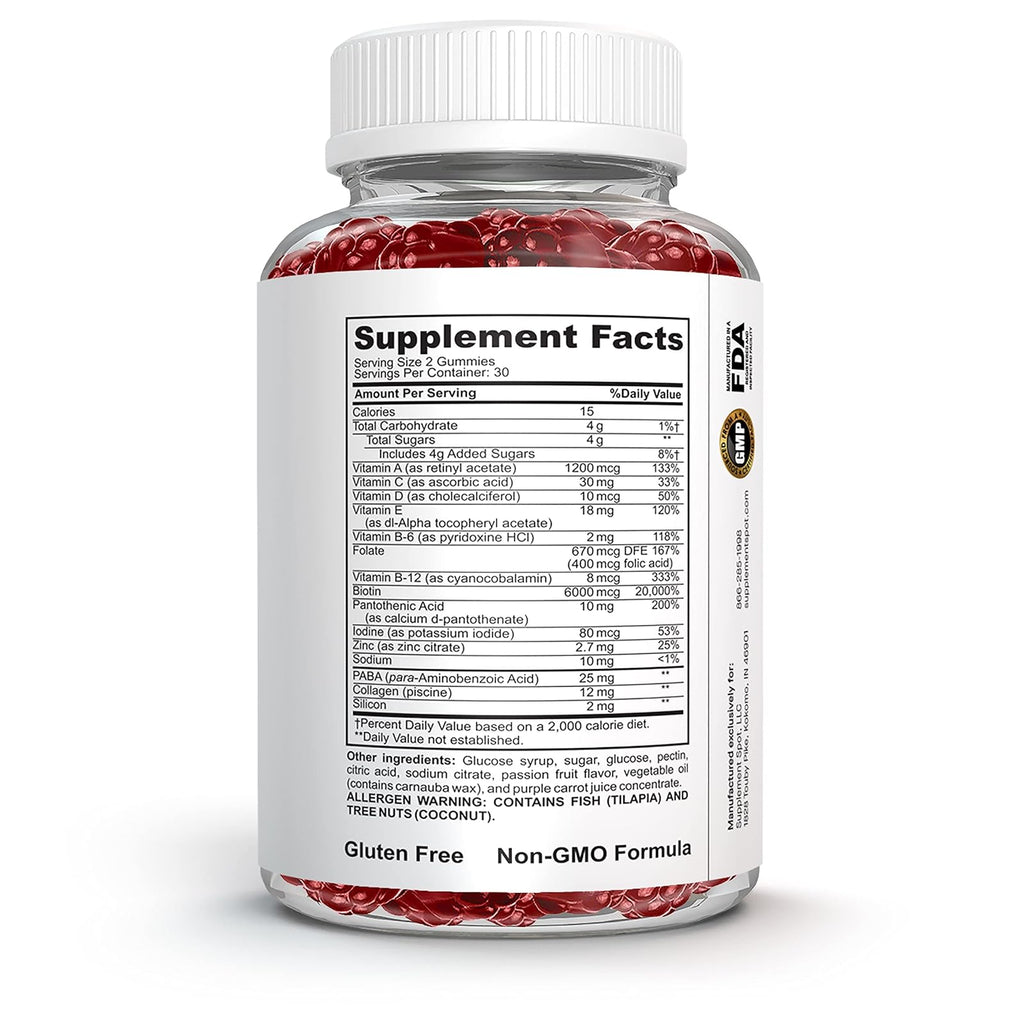 biotin gummies for stronger nails