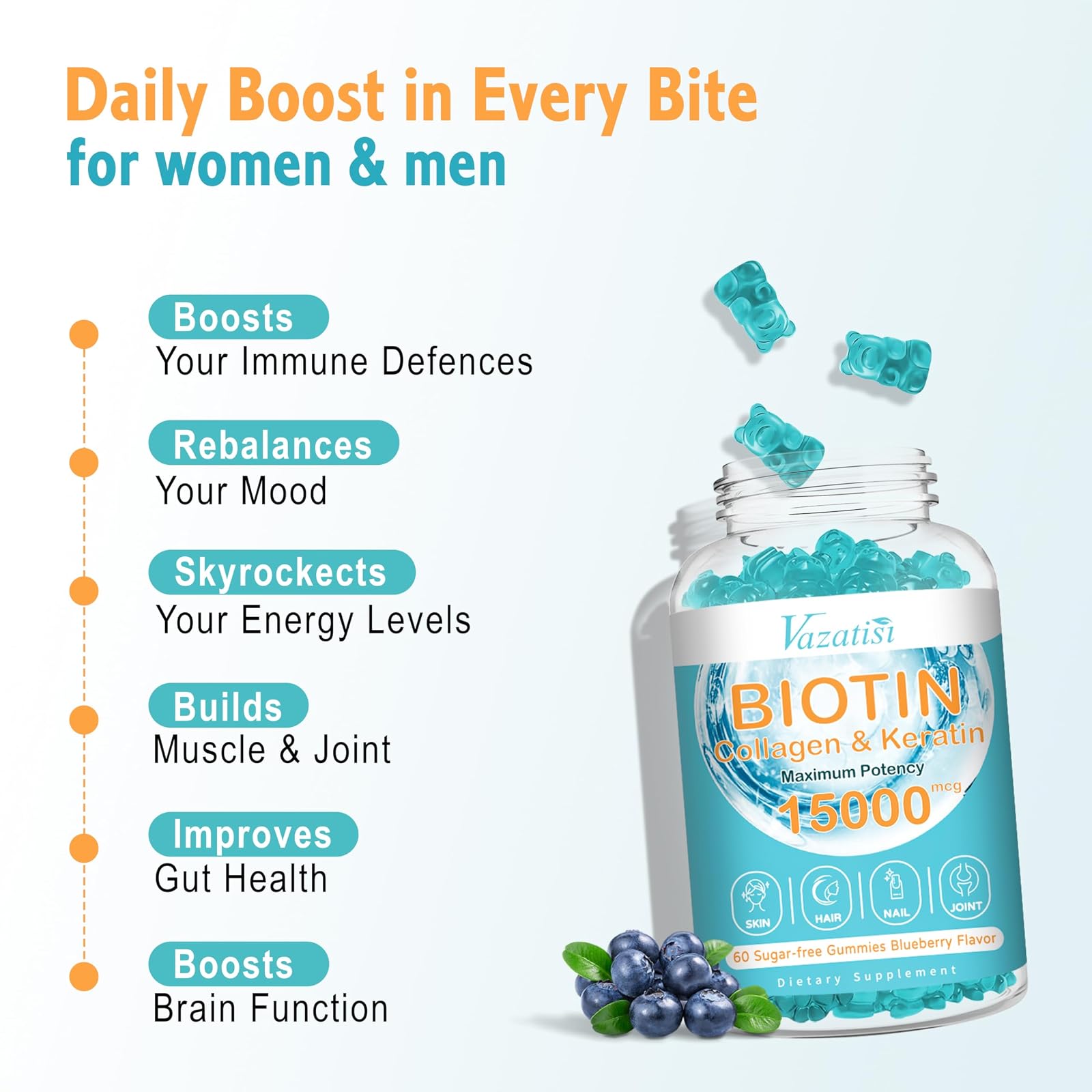 biotin gummies for stronger nails