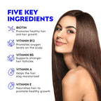 Biotin gummies support hair growth