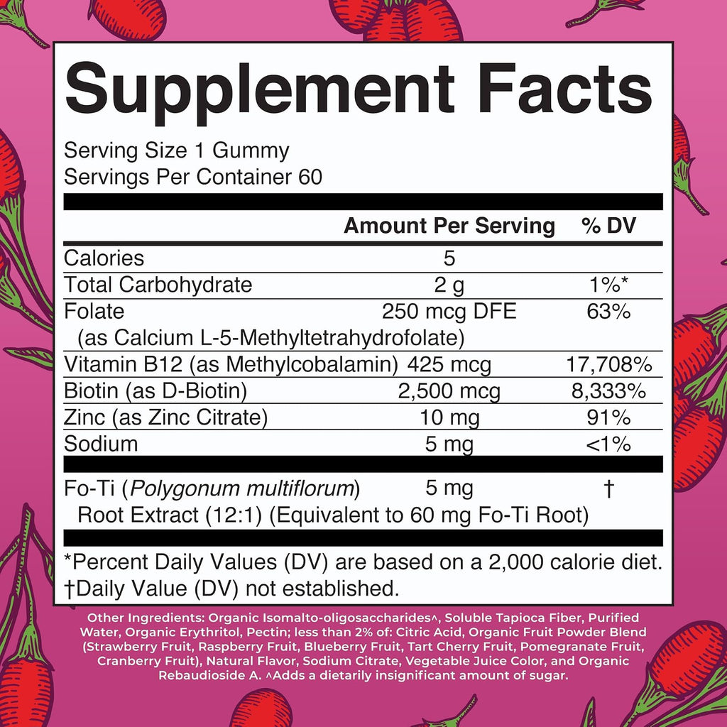 biotin gummies support healthy nails