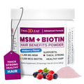 biotin hair growth supplement powder