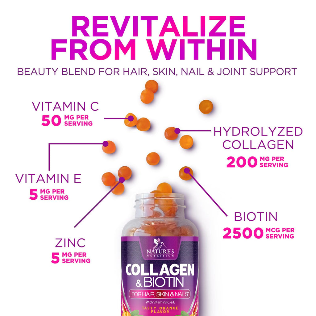 biotin-infused collagen gummies benefits