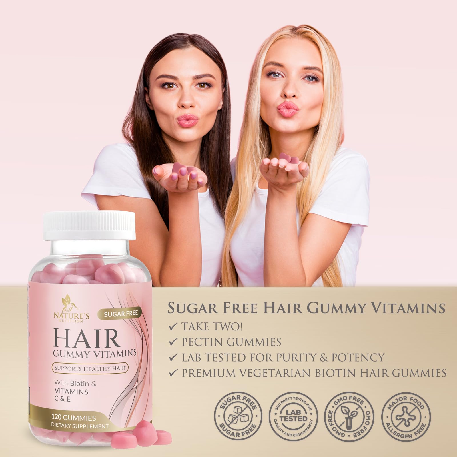 Biotin-infused gummies for beauty