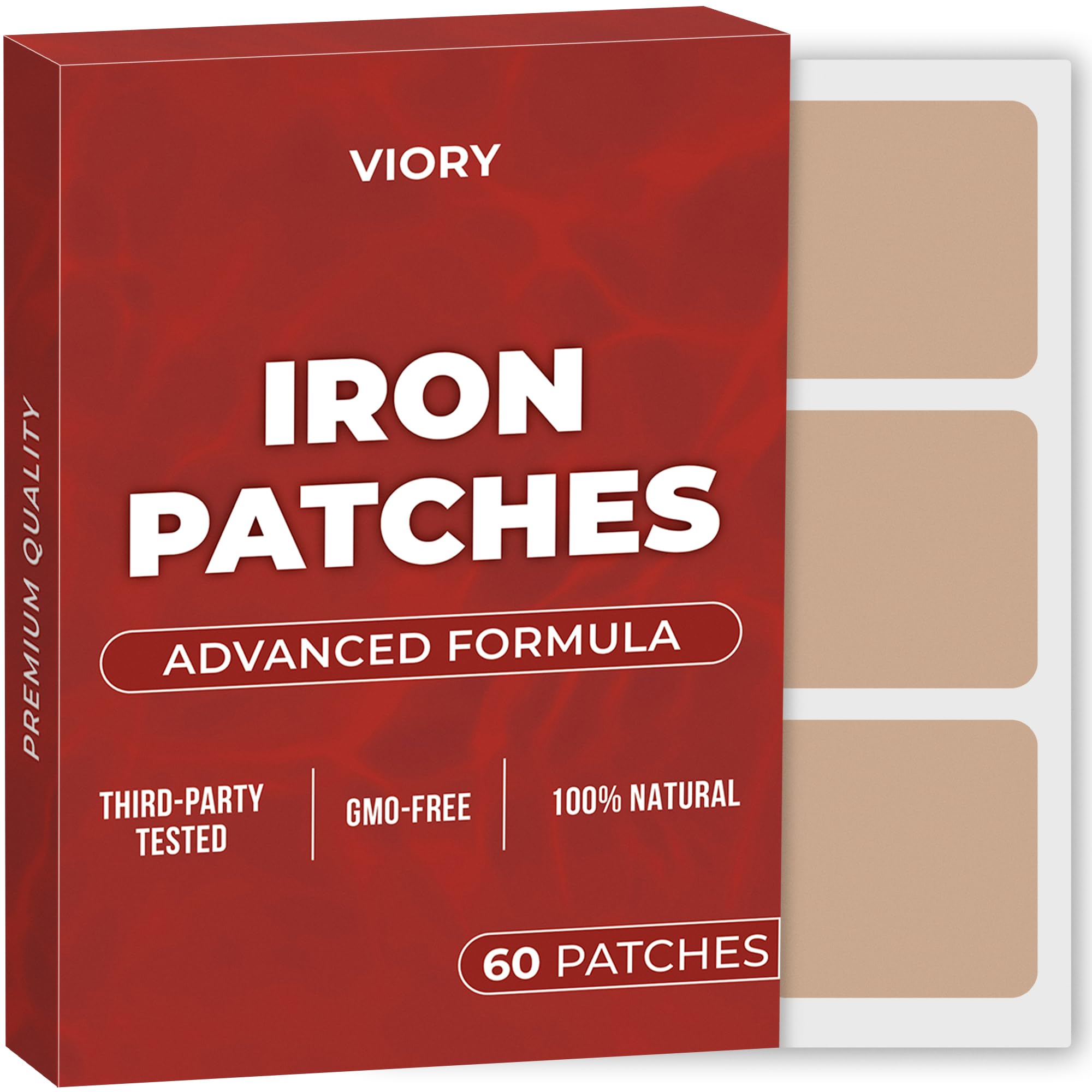 biotin infused iron support patches