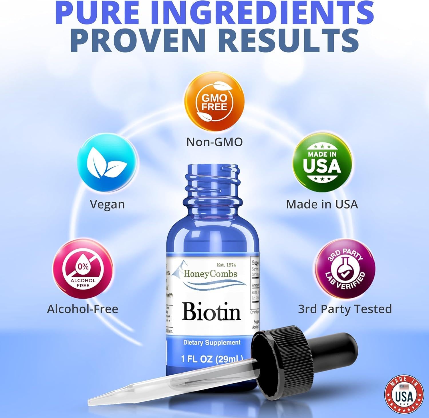biotin liquid formula for energy boost