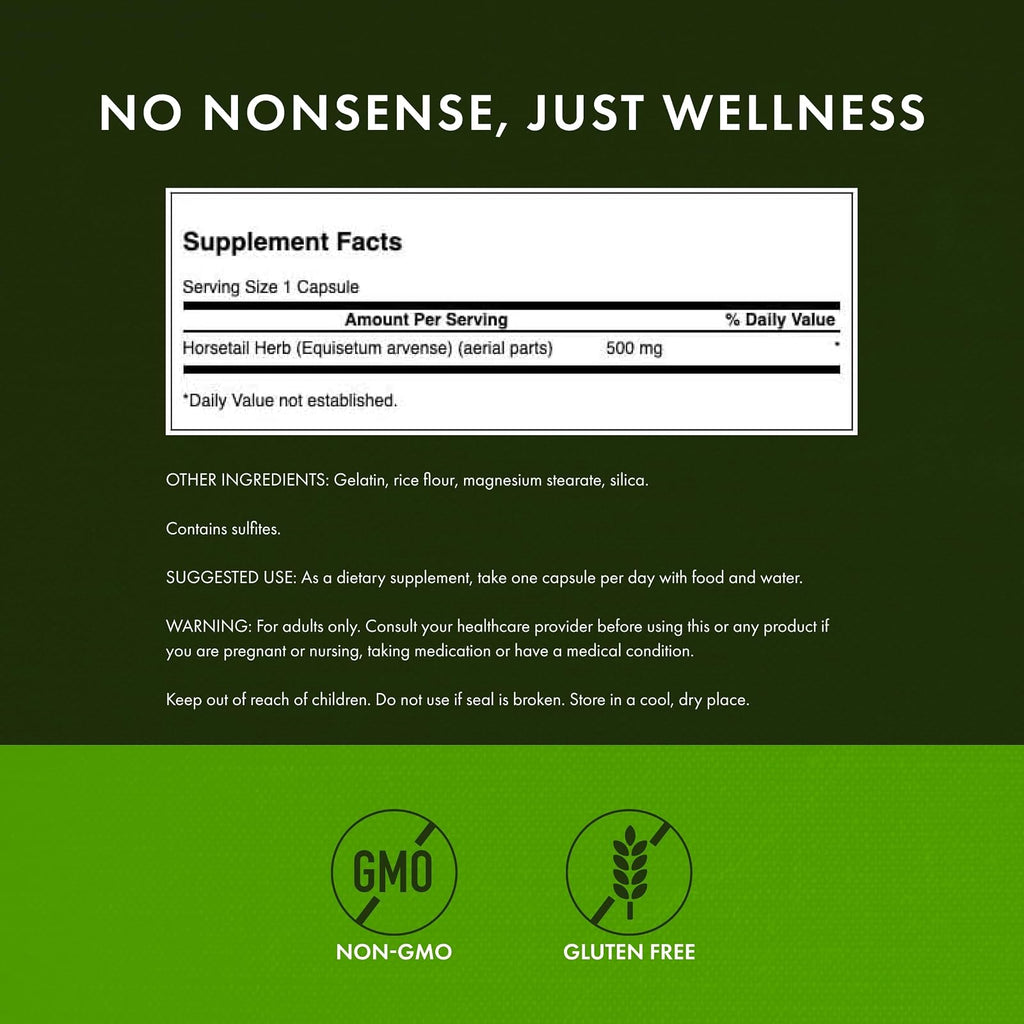 biotin-rich horsetail supplement 500 mg