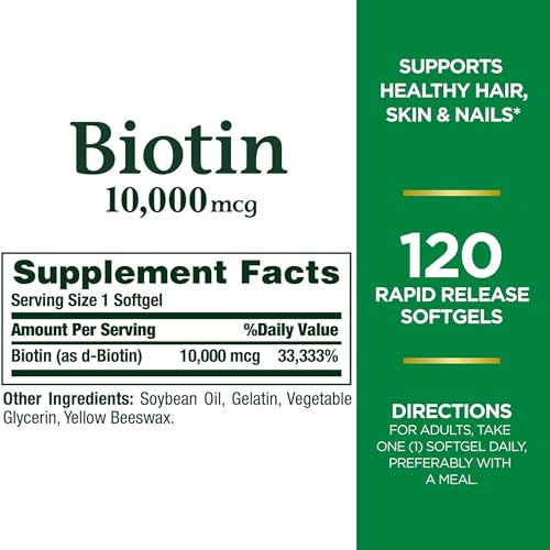 biotin softgels for nail strength