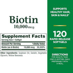 biotin softgels for nail strength