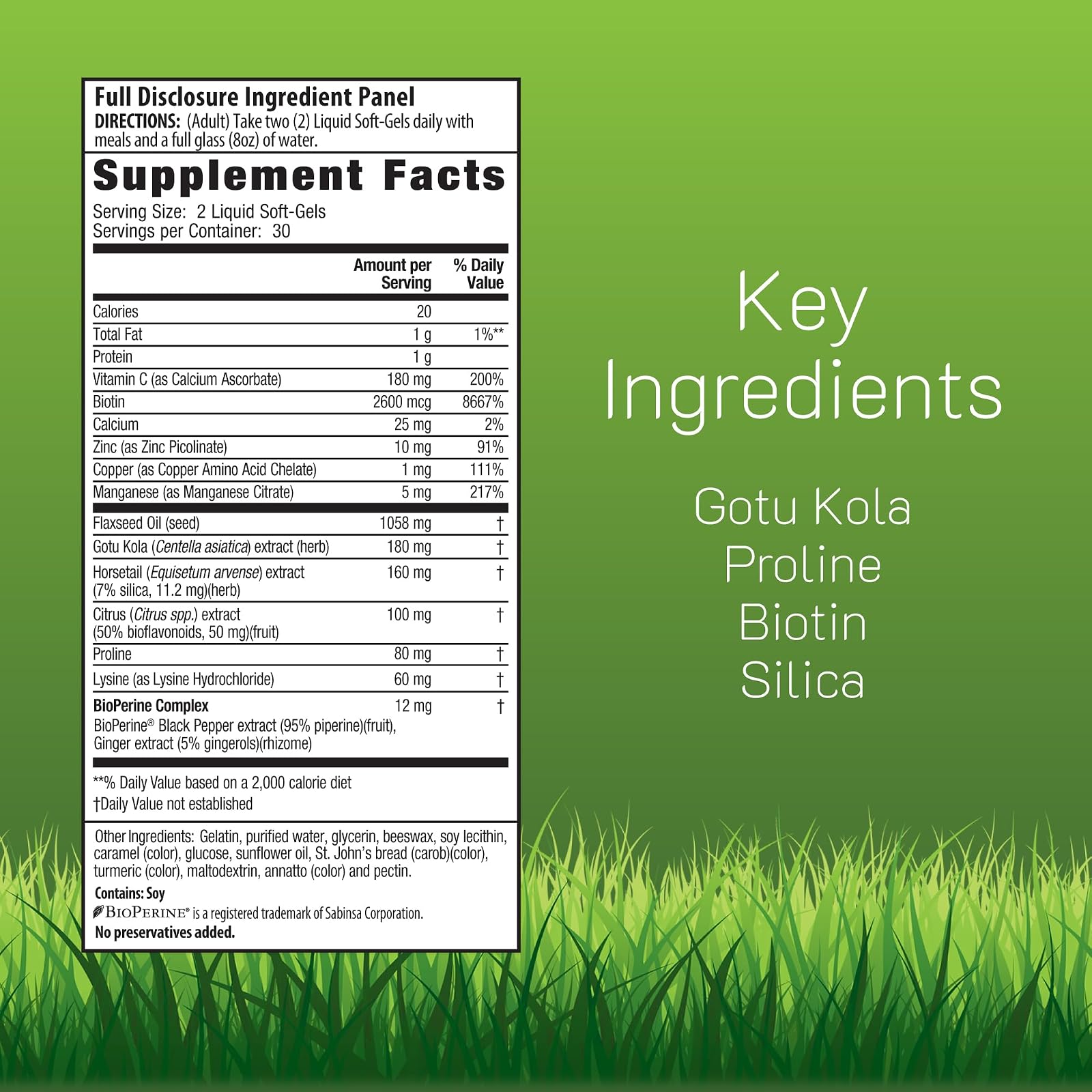biotin softgels for stronger nails