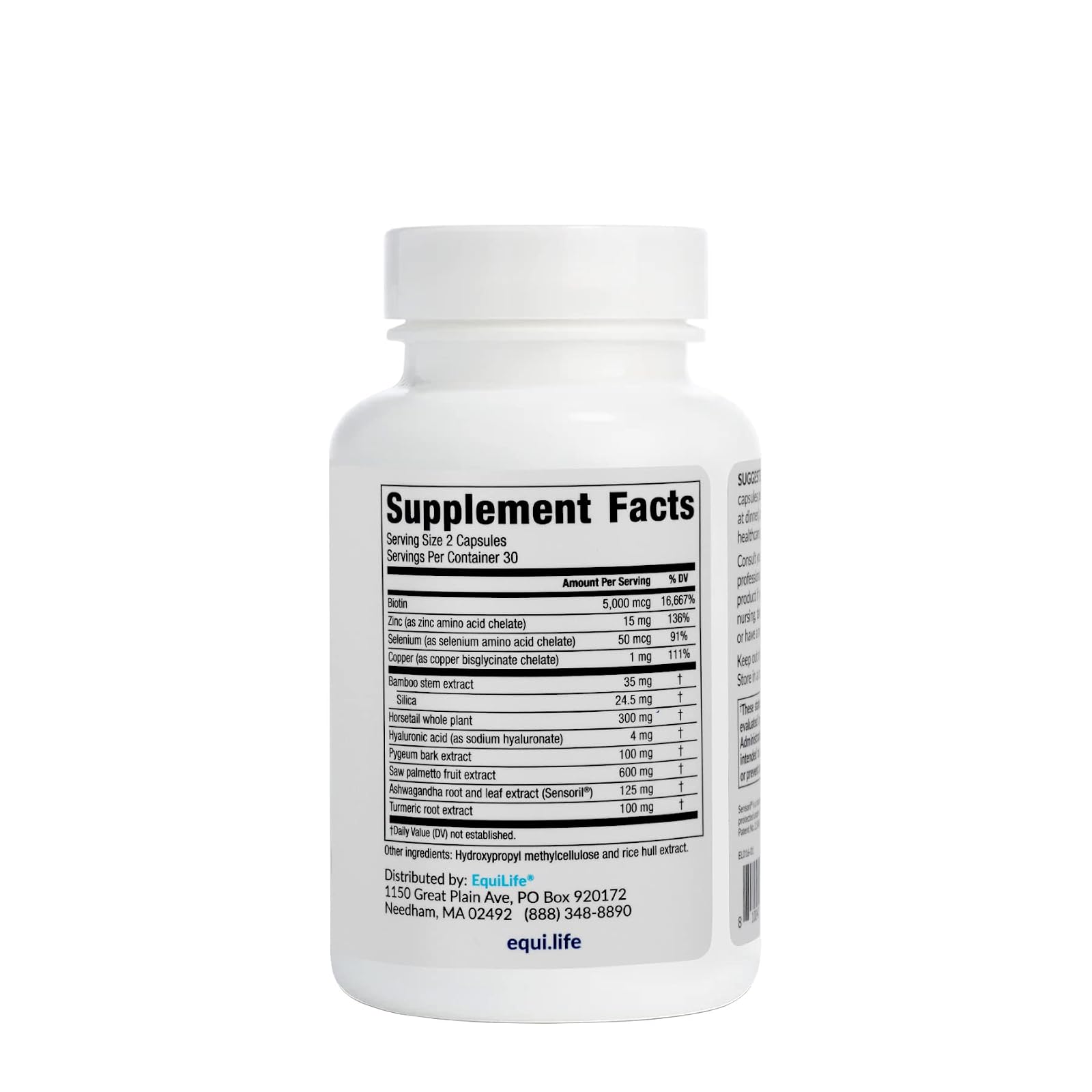 Biotin supplement for healthy hair