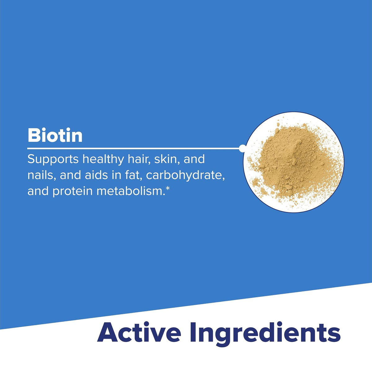 Biotin supplement for overall health