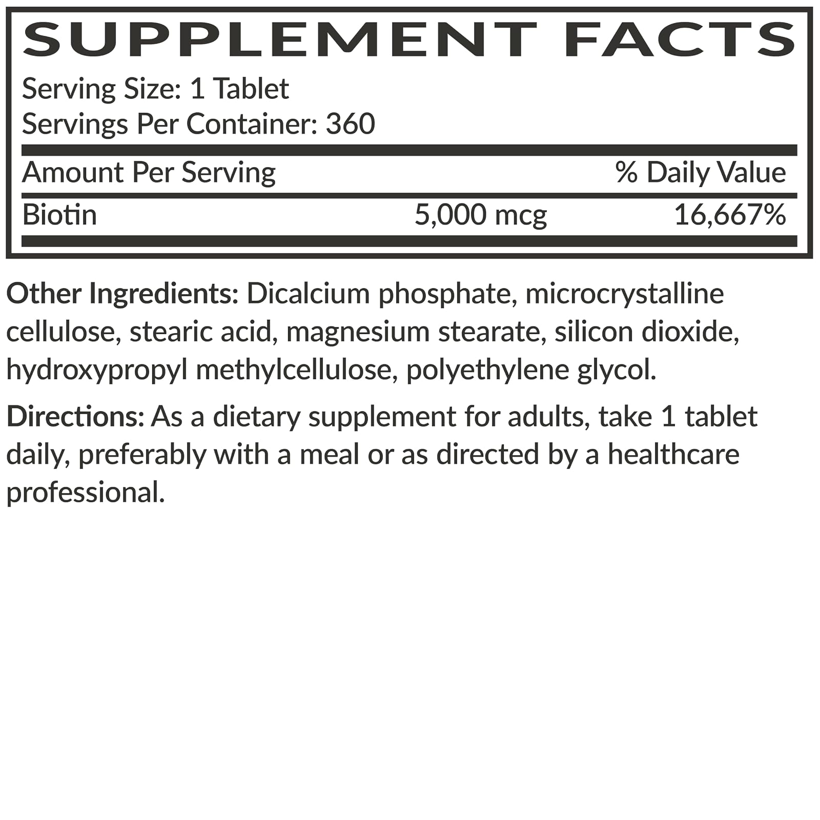 biotin support for overall wellness