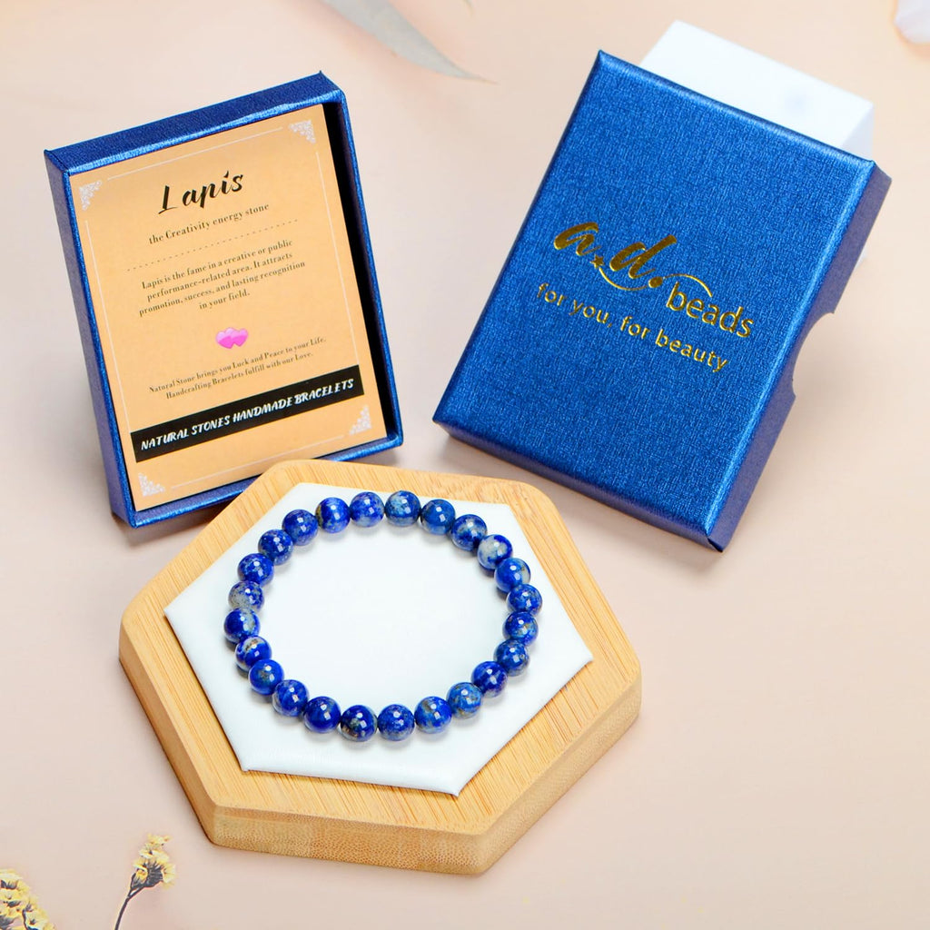 biotin support lapis lazuli bracelet