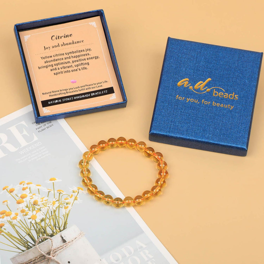 biotin support with citrine bracelet