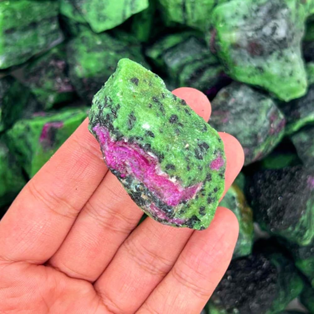 biotin support with Ruby Zoisite stones