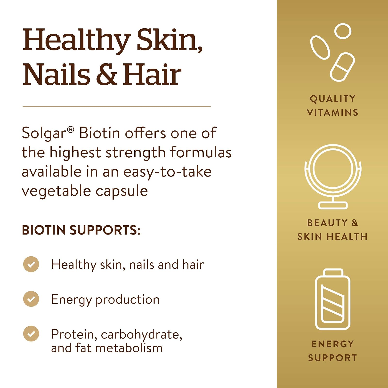 biotin supports nail strength