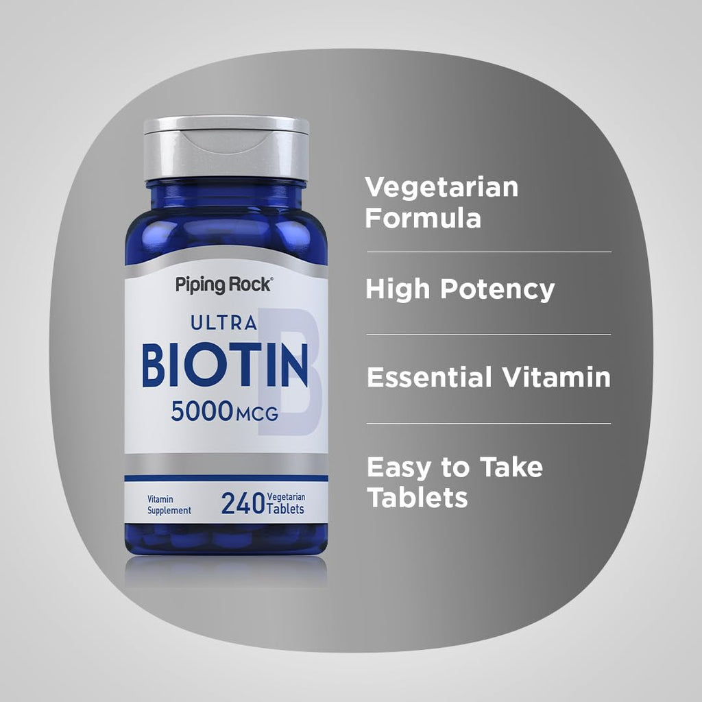 Biotin tablets for nail strength
