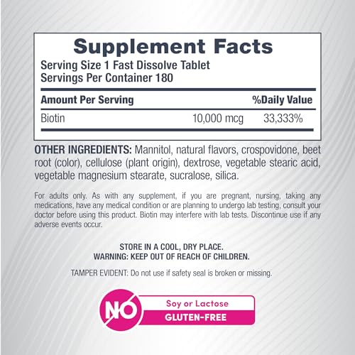biotin vitamins for healthy hair