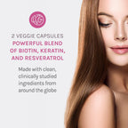 Biotin vitamins for luscious locks