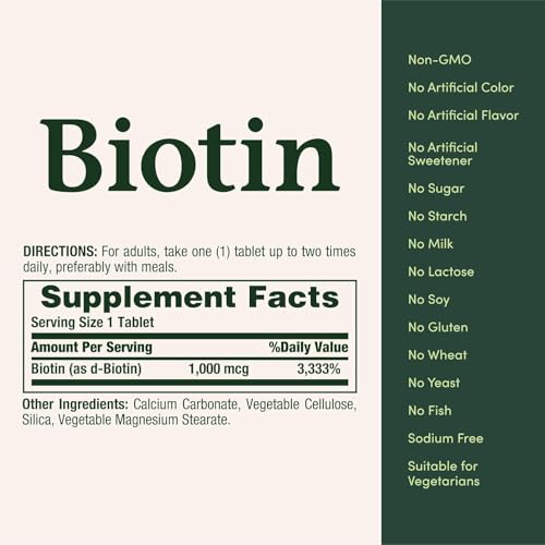 biotin vitamins for strong nails
