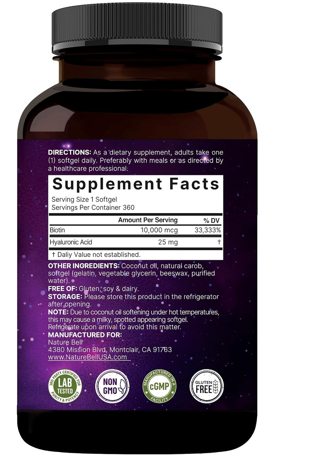 biotin with coconut oil for wellness