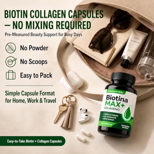 Biotina Max capsules for daily beauty