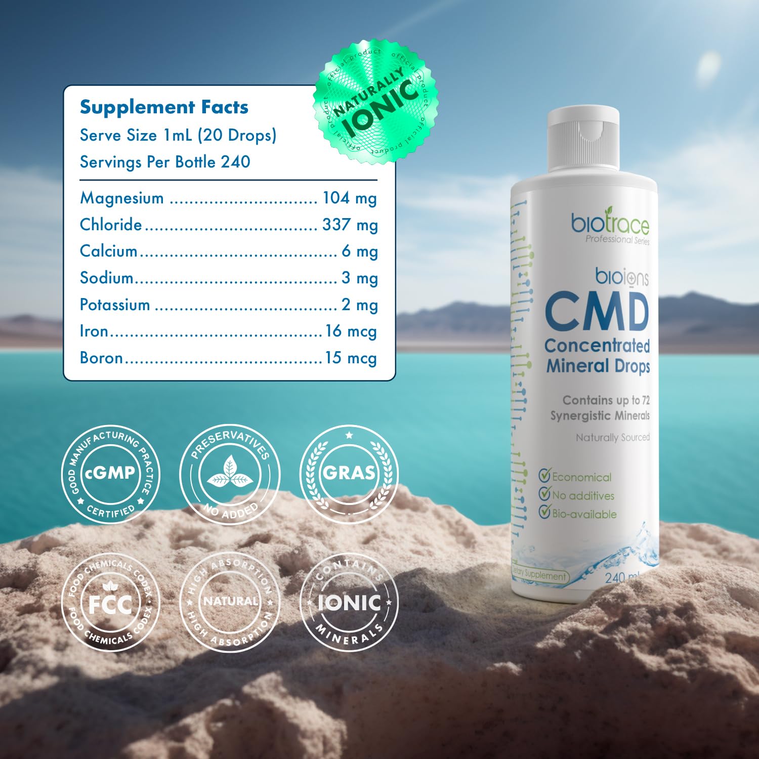 BioTrace Dead Sea minerals for vitality