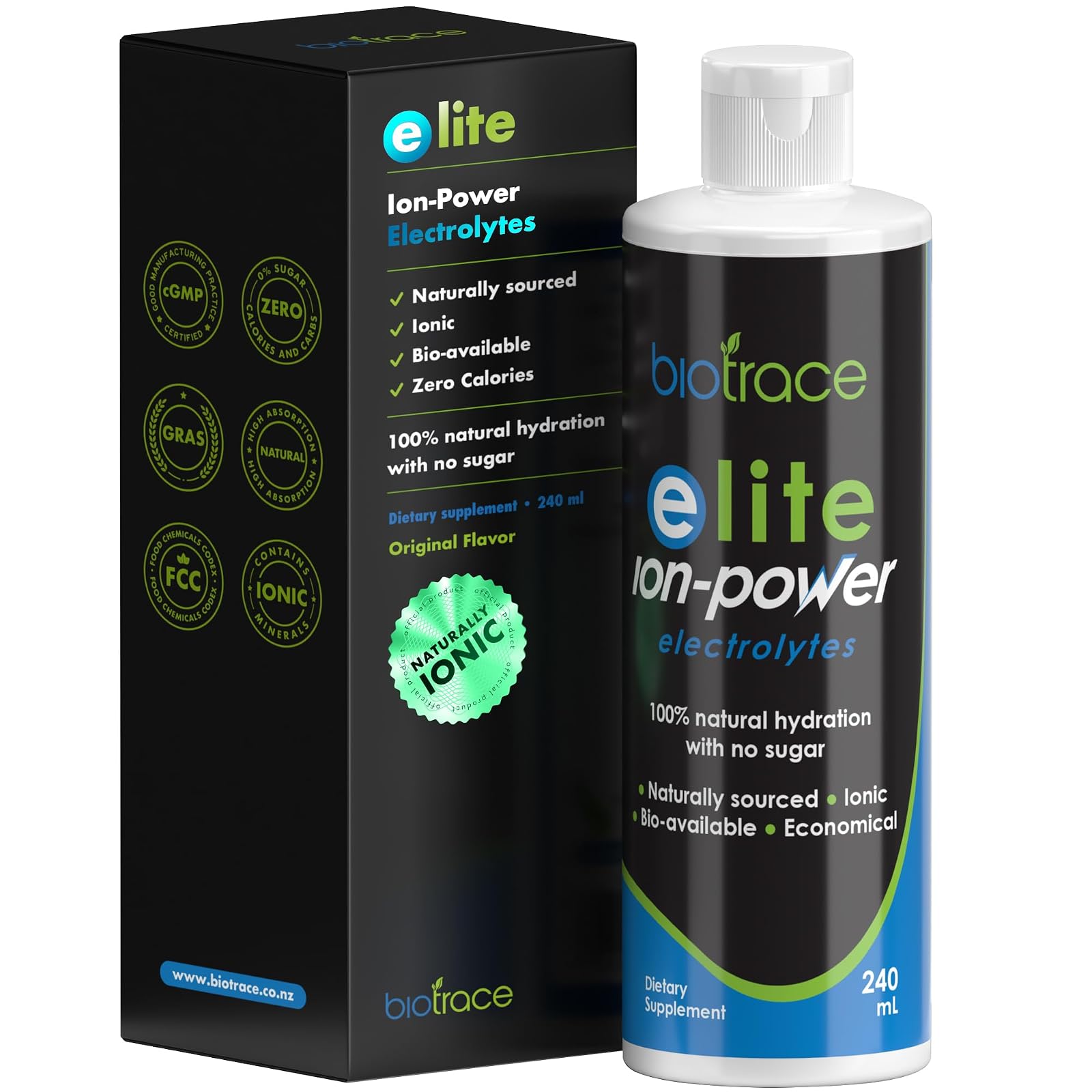 BioTrace electrolyte drops for hydration