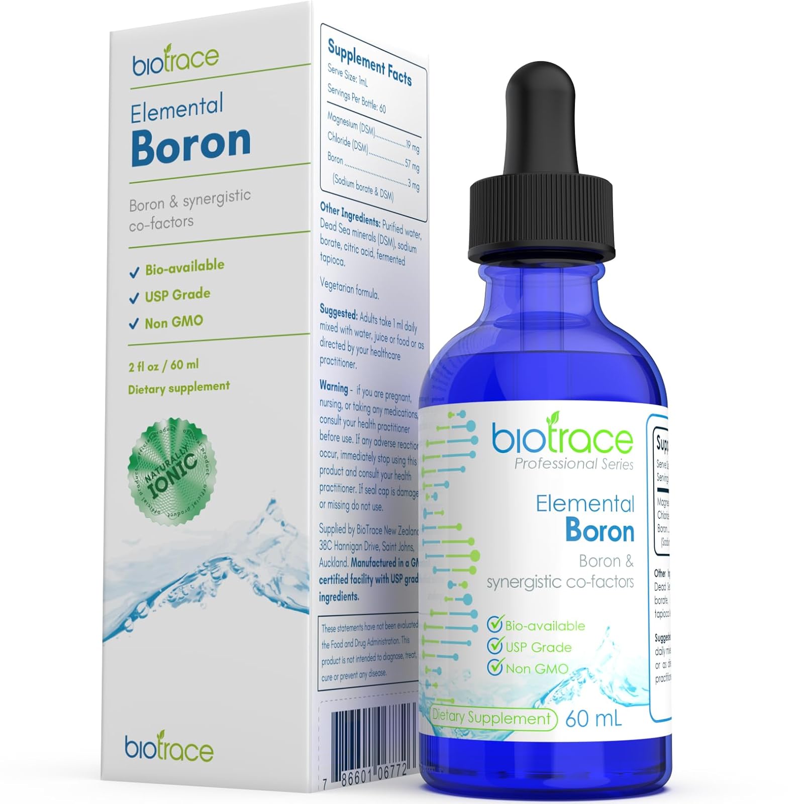 BioTrace liquid boron drops