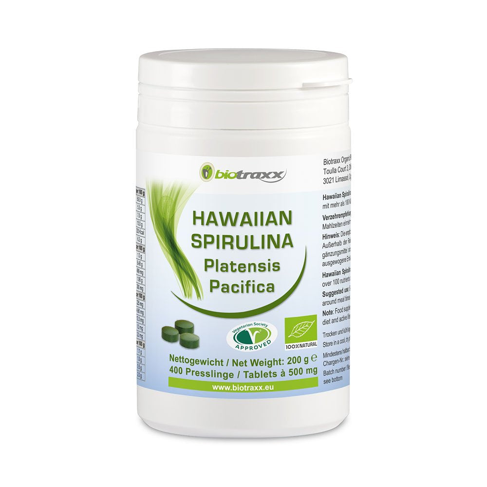 Biotraxx spirulina health benefits