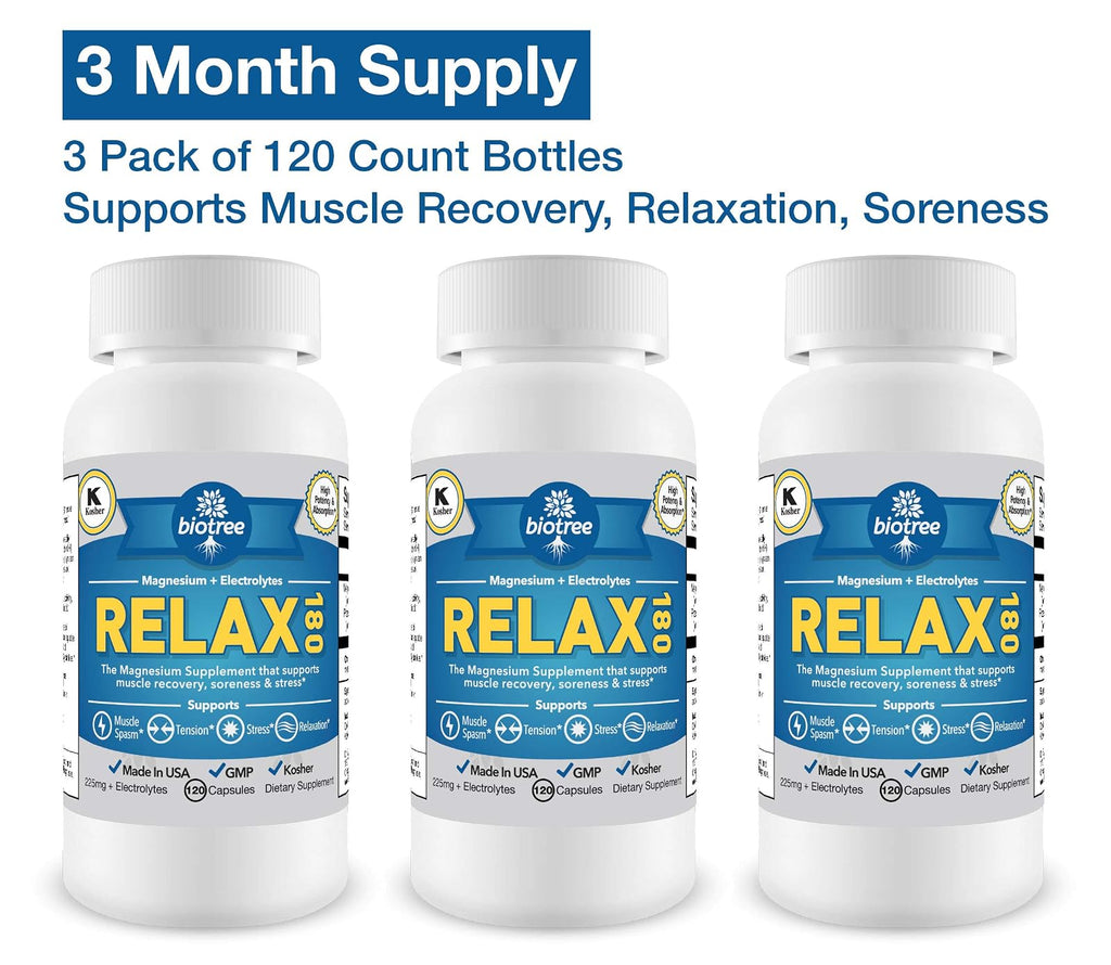 BioTree Labs magnesium tablets for stress relief