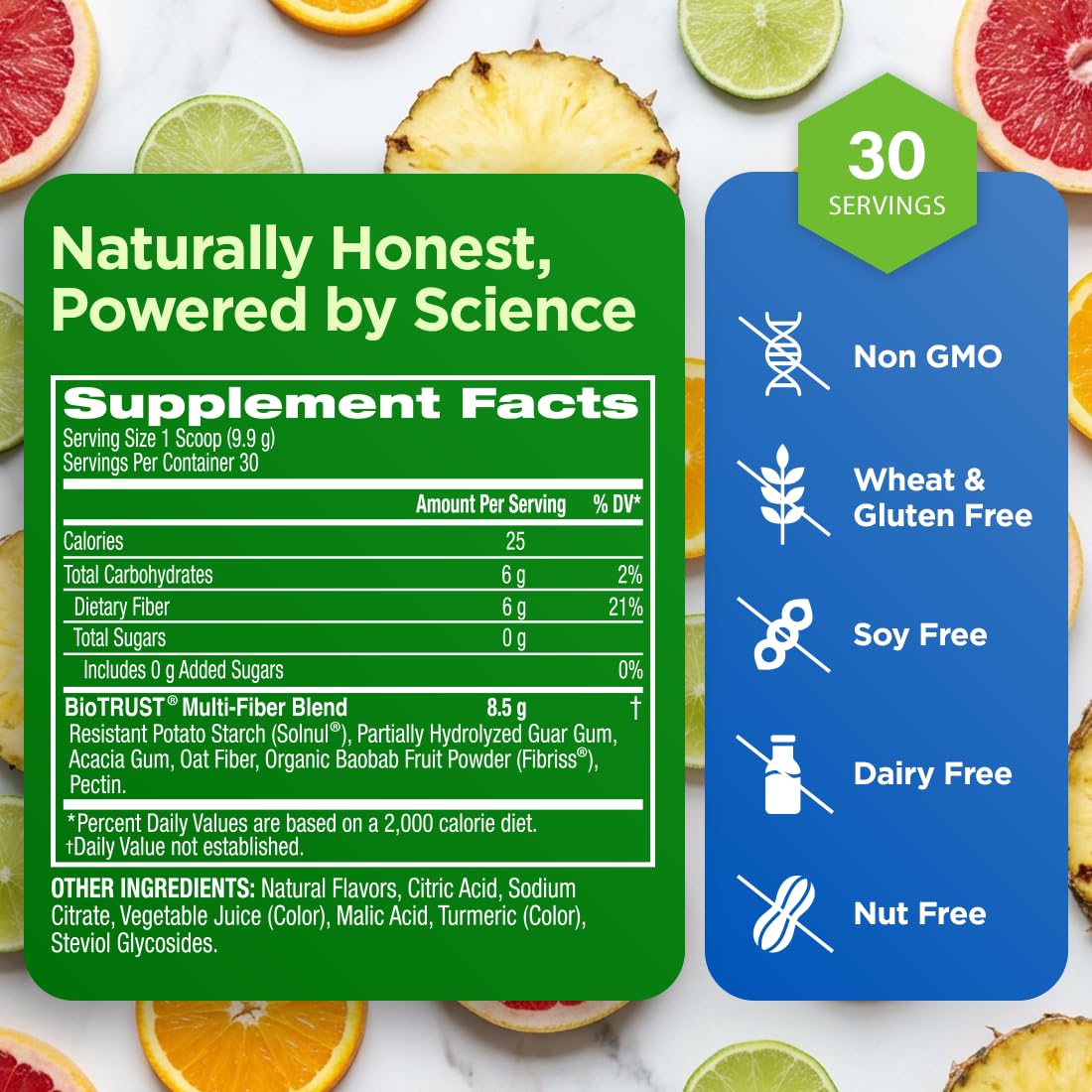 BioTrust Ageless Multi-Fiber 30 servings convenience
