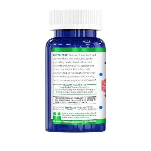 BioTrust Brain Supplement for cognitive function