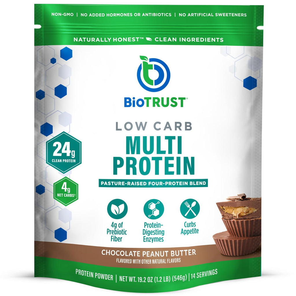 BioTrust Low Carb Protein Powder chocolate peanut butter flavour