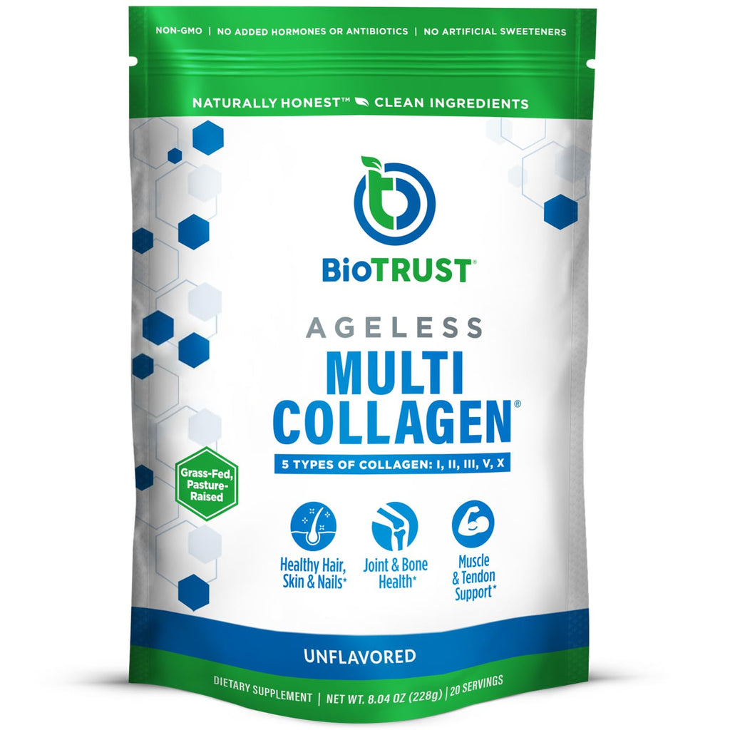 BioTrust multi collagen peptides powder