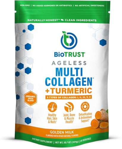 BioTrust multi collagen peptides powder